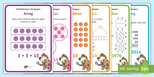 Multiplication Strategy Posters (teacher made)