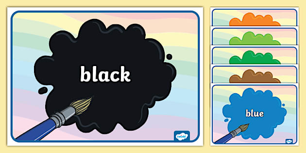 👉 Colour Display Posters | Colour Vocabulary | Twinkl