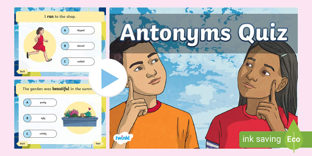 This Antonyms PowerPoint Quiz is a fun and interactive way to check your