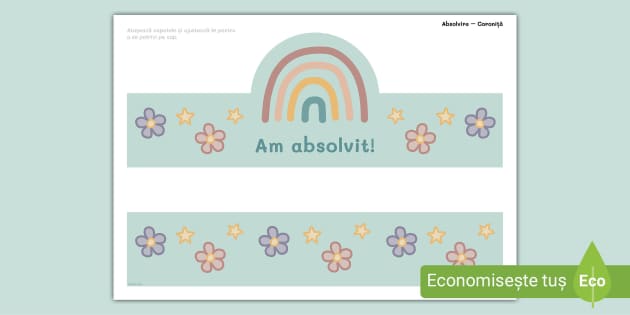 Absolvire – Coroniță (teacher made) - Twinkl