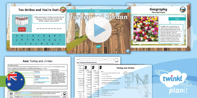 Year 6 HASS Geography Asia Lesson 5 Turkey and Jordan