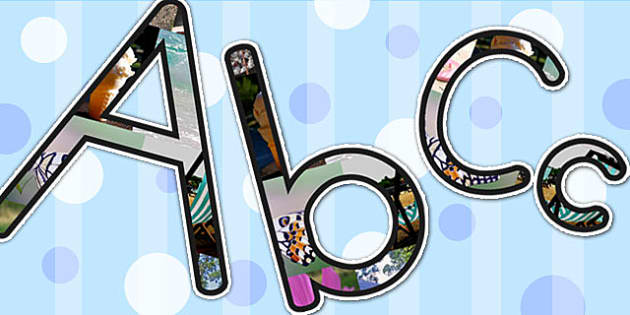 FREE! - Summer Themed Photo A4 Display Lettering - Twinkl