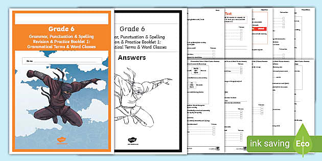 Grade 6 English Exam Papers Revision Booklet