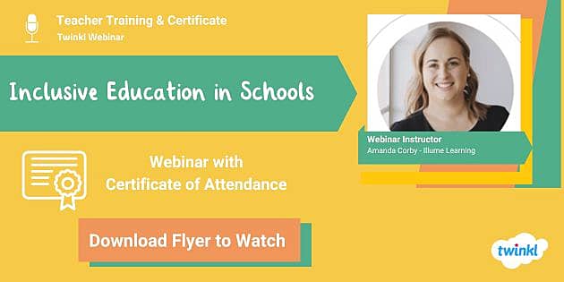 FREE! - Webinar: Inclusive Education in Schools with Amanda Corby
