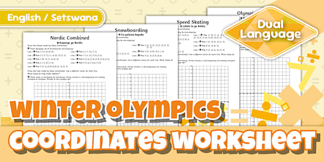 Grade 4 Maths - Term 3 - Winter Olympics Coordinates Worksheets ...