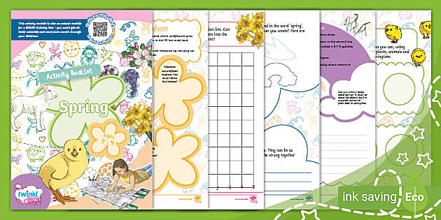 Spring Activity Booklets - Twinkl