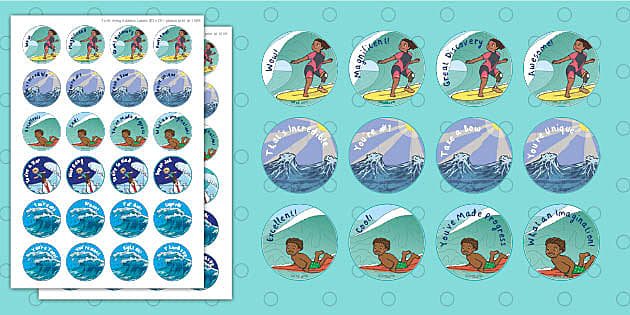 Surfing Themed Rewards (Teacher-Made) - Twinkl