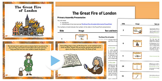 The Great Fire of London PowerPoint Assembly Pack