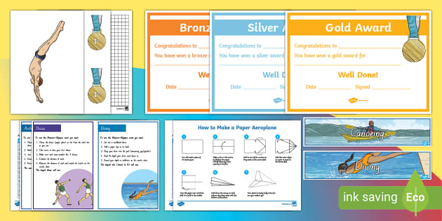 Measure Olympics Challenge Pack (teacher made) - Twinkl