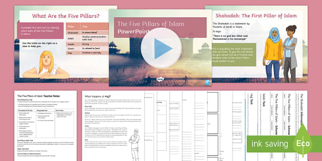 The Five Pillars of Islam KS3 / KS4 Lesson Pack - Twinkl