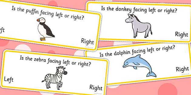 Right And Left Animal Worksheets (Lehrer gemacht) - Twinkl