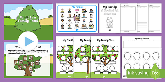 History Junior Infants My Family Pack 1 (teacher made)