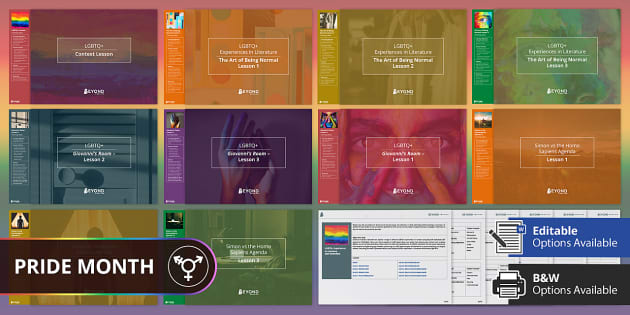 LGBTQ+ Experiences in Literature Whole Unit Pack - Twinkl