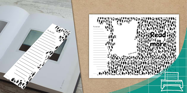 Brush Stokes | Bookmarks | Reading Journals | Twinkl Busy Bees