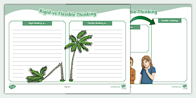 Rigid vs Flexible Thinking (teacher made) - Twinkl
