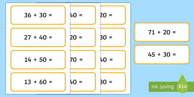 Adding Multiples Of 10 To 2 Digit Numbers Twinkl Maths