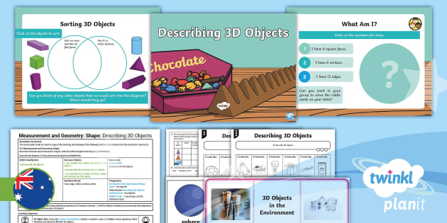 Year 2 Shape: Properties of Shapes Lesson 2 (teacher made)
