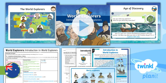 PlanIt HASS History Year 4 World Explorers Lesson 1: Introduction to World