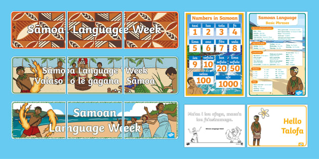 Samoa Language Week Display Pack (teacher made)