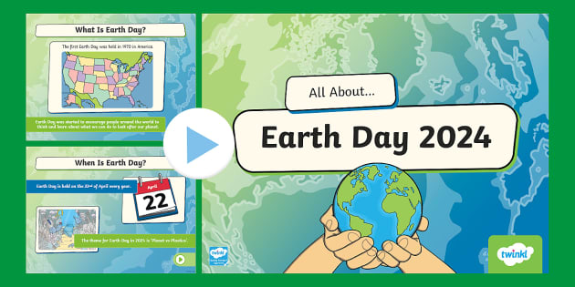 EYFS All About Earth Day PowerPoint - Twinkl