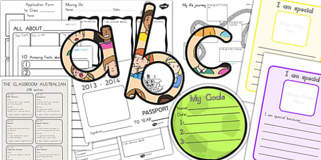 Transition Resource Pack - Australian Back to School Activities