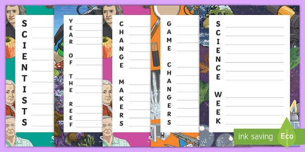 Australian Science Week 2018 Acrostic Poems Activity Pack