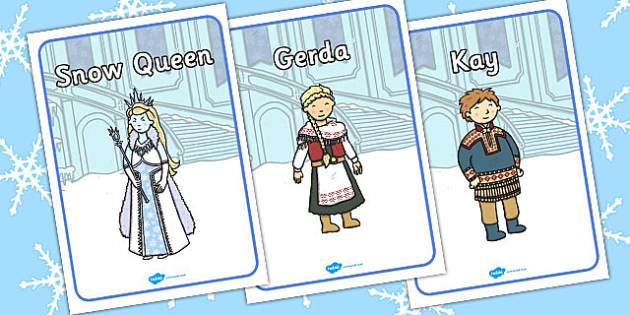 The Snow Queen Display Posters -, poster, displays, traditional