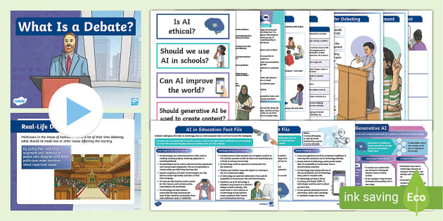 AI Debate Pack - KS2 - Twinkl - Computing - Twinkl