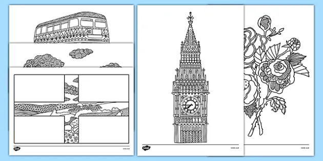 U S Landmarks Coloring Pages
