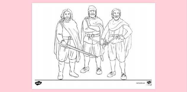 Grace O'Malley's Crew Colouring Sheet
