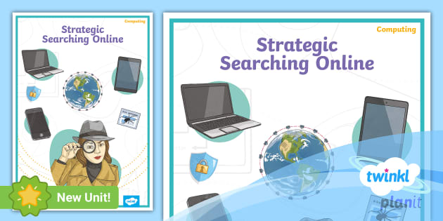 Computing: Strategic Searching Online:Year 5 Unit Book Cover