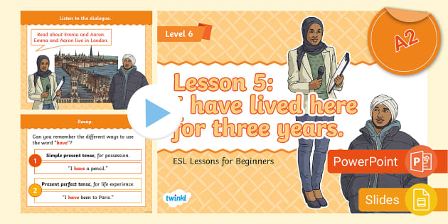 ESL Curriculum Level 6, Lesson 5 (Lehrer gemacht) - Twinkl