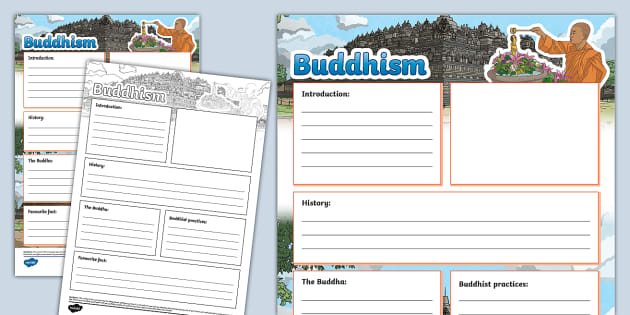 Buddhism Non-Chronological Report Template (teacher made)