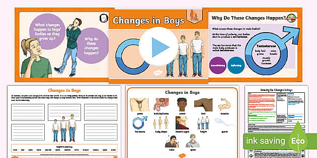 Changes In Boys Lesson Pack | PSHE Growing Up Unit LKS2