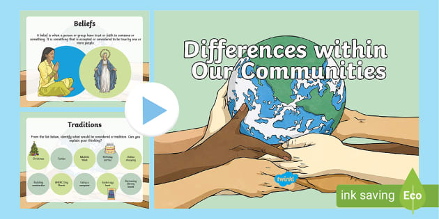 Differences Within Our Communities PowerPoint (teacher made)