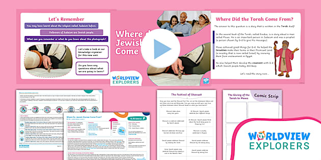 RE: Jewish Stories: KS1 Lesson Pack 1 (teacher made)