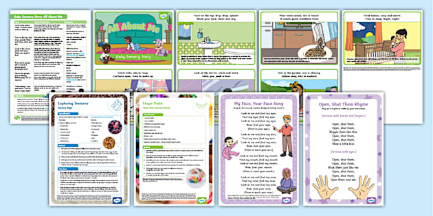 Kindergarten All About Me - My Body Resource Pack (Ages 0-2)