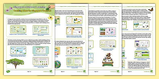 Teaching Tips for Outdoor Learning (l'enseignant a fait)