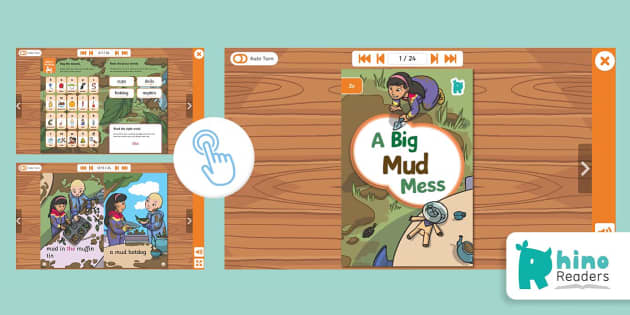 Level 2c Decodable Readers: A Big Mud Mess (teacher made)