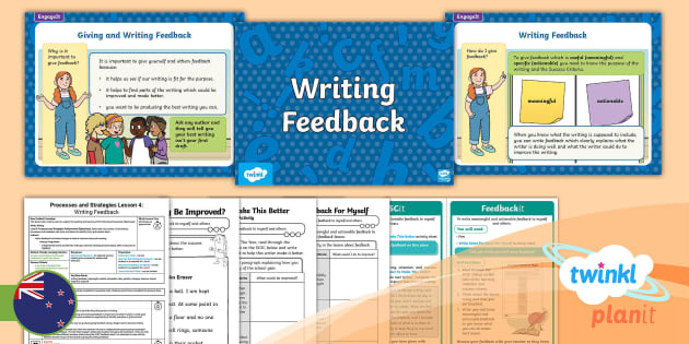 Level 2 Writing Processes and Strategies Lesson 4: Writing Feedback