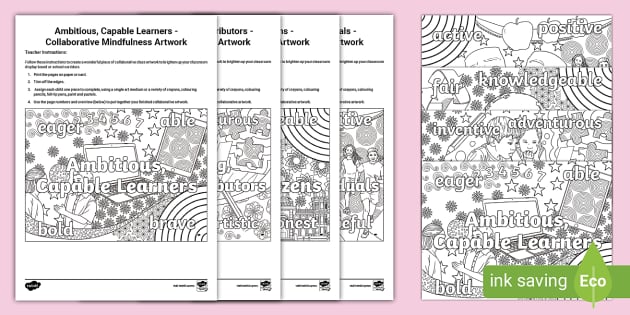 CfW: The Four Purposes – Collaborative Mindfulness Artwork