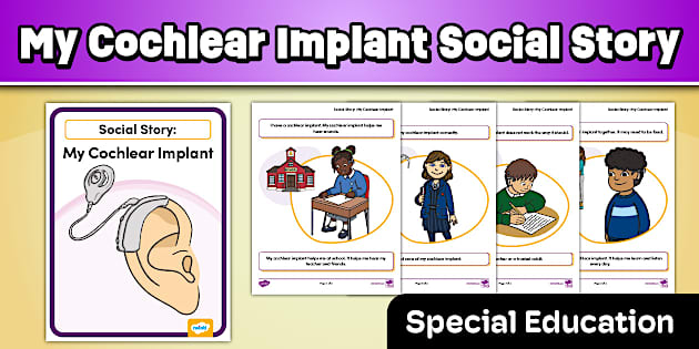 My Cochlear Implant Social Story Booklet for Special Education