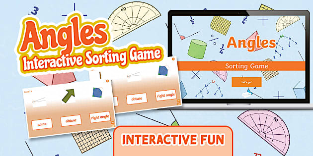 Angles Interactive Sorting Activity