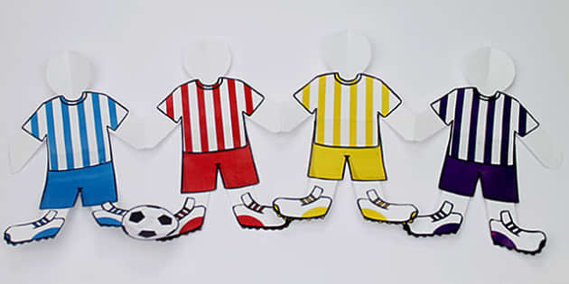 Football Team Paperchain Activity (teacher made)