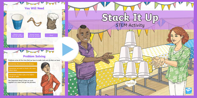 Stack It Up STEM PowerPoint (teacher made) - Twinkl