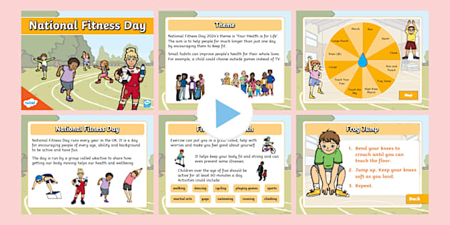 KS1 National Fitness Day PowerPoint (creat de profesori)