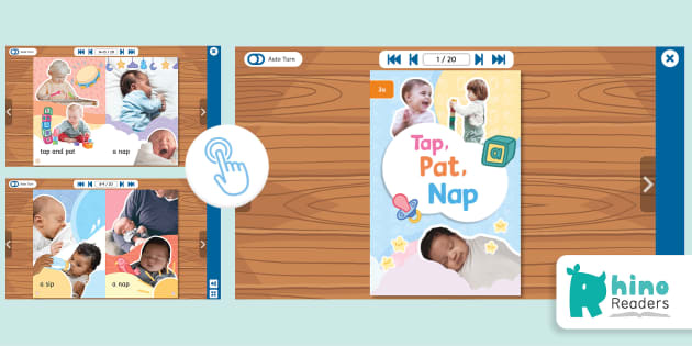 Non-Fiction 2a Book | Tap, Pat, Nap (teacher made) - Twinkl