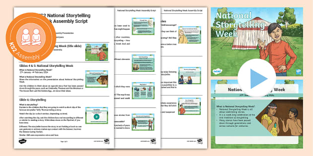 National Storytelling Week Assembly Pack - KS2 - Twinkl