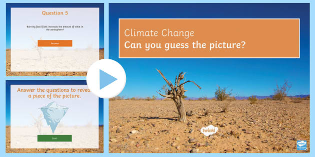 Climate Change Quiz PowerPoint (teacher made) - Twinkl