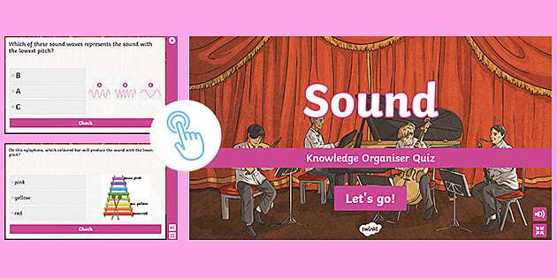 Science: Sound: Year 4: Interactive Quiz (teacher made)
